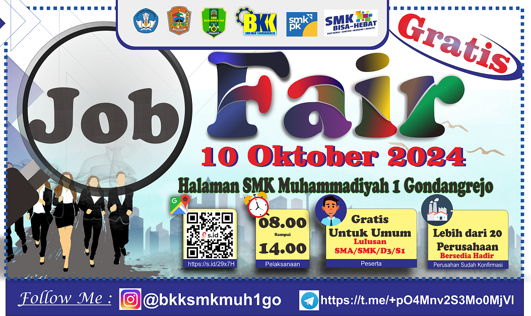 JOB Fair – BKK SMK Muhammadiyah 1 Gondangrejo